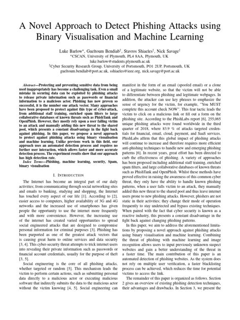 A Novel Approach To Detect Phishing Attacks Aam Pdf Phishing Computer Security