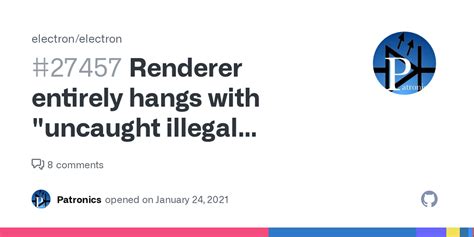 Renderer Entirely Hangs With Uncaught Illegal Access When Loading Page With Iframes