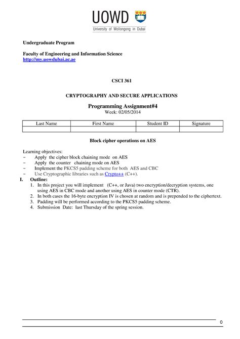 Csci361 Spring 2014 Assignments Csci361 Sp 2014 Prog Assignment 4