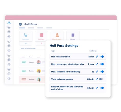Digital Hall Pass Electronic Hall Pass System For Schools Minga