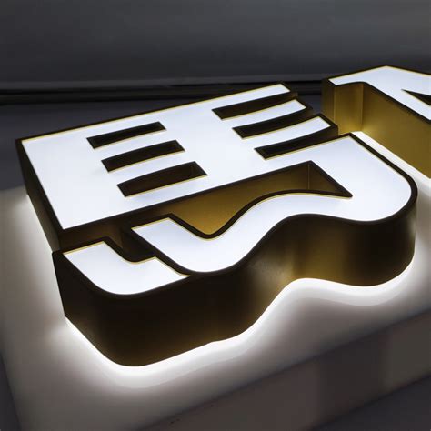 背发光字白光背发光字大山谷图库