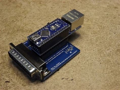 Plipbox Parallel Port Arduino Ethernet Adapter Amibay