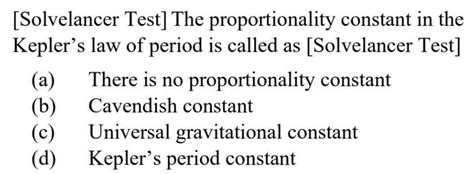 [answered] Solvelancer Test The Proportionality Constant In The Kepler