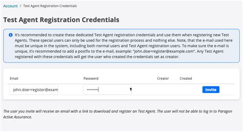Administering Test Agent Registration Users — Paragon Active Assurance Documentation Documentation