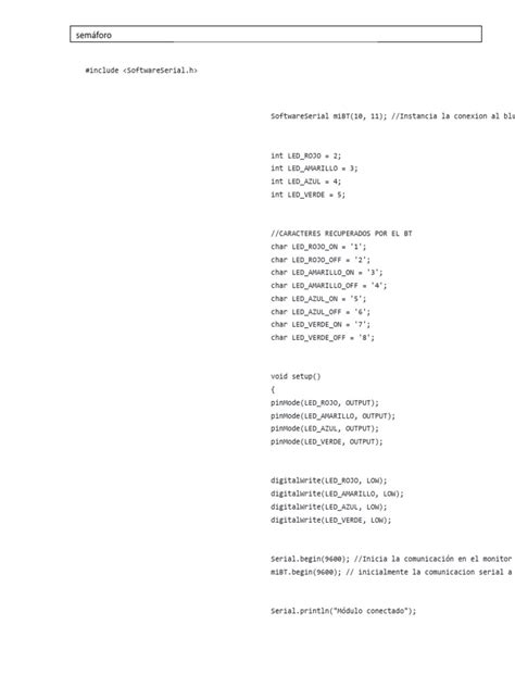 Codigo Semaforo Pdf Computer Programming Object Oriented Programming