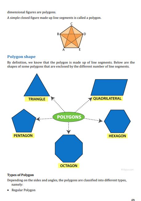 Class 6 Maths Chapter 4 Basic Geometrical Ideas Worksheets