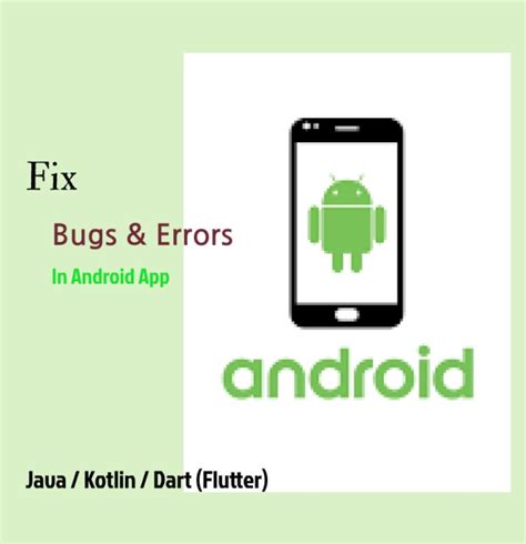 Fix Bug And Errors In Your Android App By Nishajain2410 Fiverr