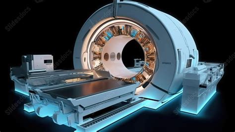 Rendering Of Ct Scanner In 3d Isolation For Tomography Powerpoint