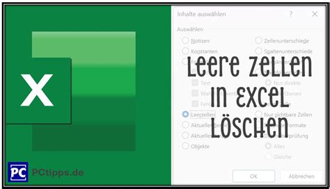excel leere zellen löschen so klappt s