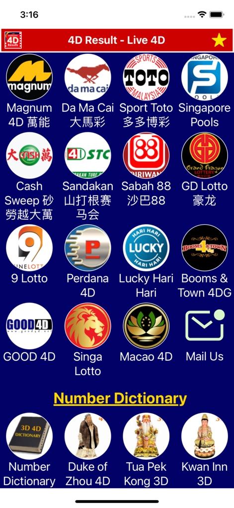 4d Result Live 4d Lottery Magazines And Newspapers App Mwm