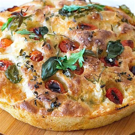 Making The Perfect Sourdough Focaccia With Cherry Tomatoes Veena
