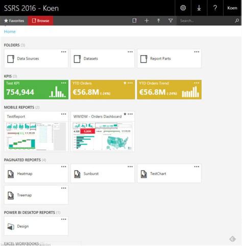 Whats New In Reporting Services 2016 Part 2