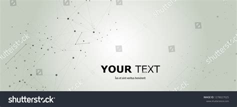 Abstract Connection Structure Vector Science Background Stock Vector Royalty Free 1278027025