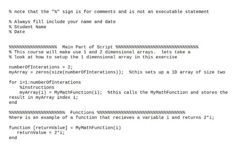 Solved Need Help With MATLAB Script Add A Function To The Chegg