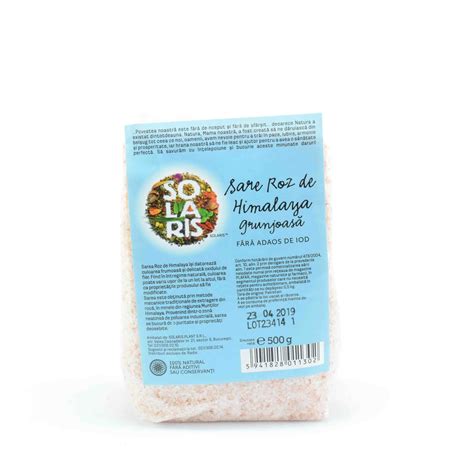 Solaris Grunge Himalája rózsaszín só, 500 g - eMAG.hu