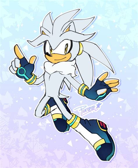 Au Silver The Hedgehog By Pukopop On Deviantart
