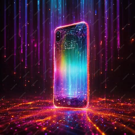 Premium Photo Smartphone Digital Representation Of Information Technology Mobile Communication