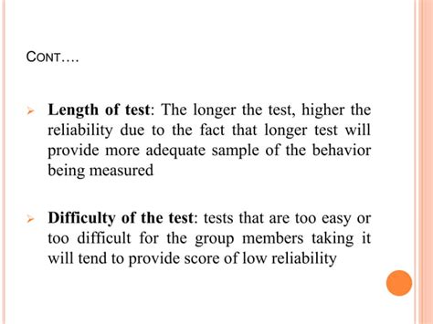 Validity Reliability And Feasibility Pptx