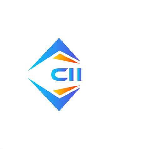 Cii Abstract Technology Logo Design On White Background Cii Creative Initials Letter Logo