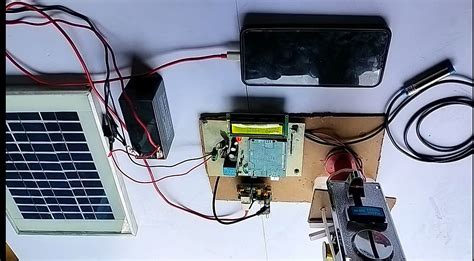 Coin Based Mobile Charger Using Solar Panel Battery And Coin Sensor