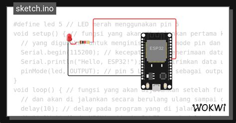 Ledsiti Nur Anisa Wokwi Esp32 Stm32 Arduino Simulator
