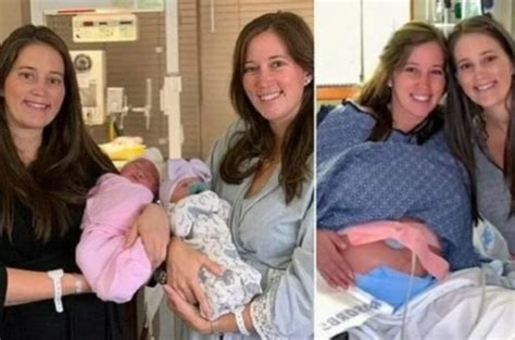 Ces sœurs jumelles ont accouché le jour de leur anniversaire voici leurs bébés