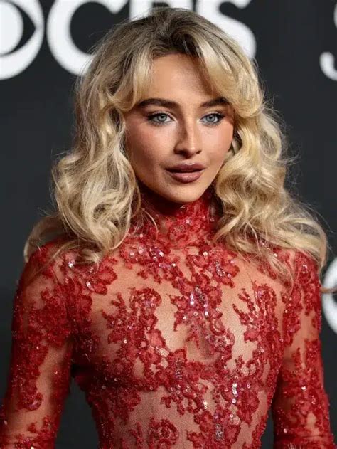 Sabrina Carpenter Stuns In Red See Through Gown At 2025 Vmas