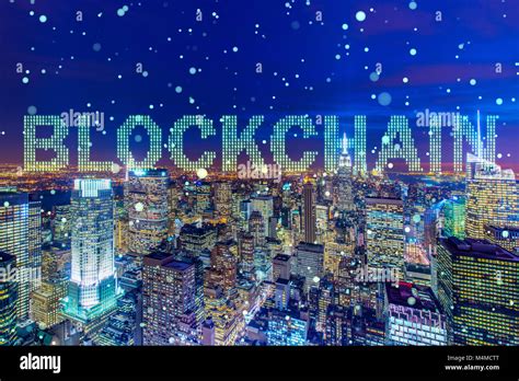 Blockchain Concept In Database Management Stock Photo Alamy