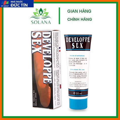 Gel tăng kích thước dương vật Developpe Sex Hiệu Quả Nhanh Tăng Ngay