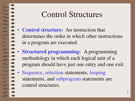 Ppt Flow Of Control Powerpoint Presentation Free Download Id5264974