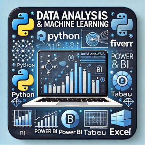 do data analysis using power bi tableau python excel and machine