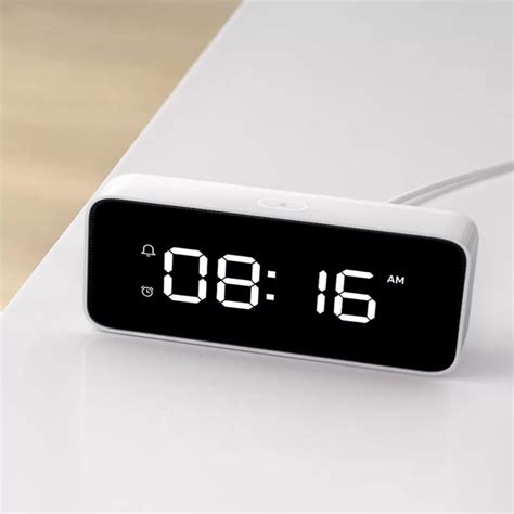 Xiaomi Xiaoai Smart Voice Broadcast Alarm Clock White