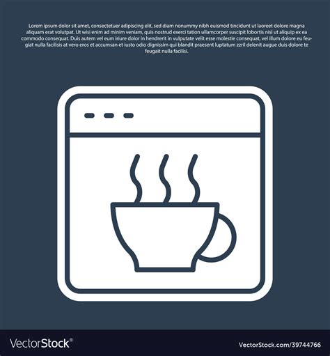 Blue Line Software Web Developer Programming Code Vector Image