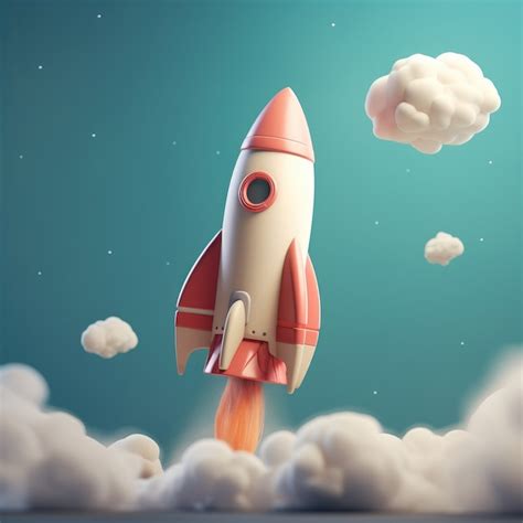 3d rocket launch rocket launch animation images free download on freepik