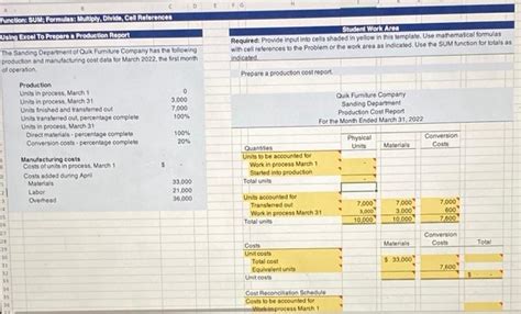 Solved Function Sum Formulas Multiply Divide Cel