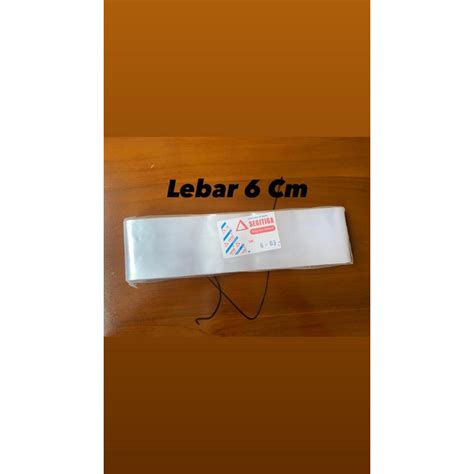Jual Plastik Pp Roll Ukuran Lebar 6 Cm Tebal 0 3 Pp Roll Tebal Plastik Pp Full Roll Bening