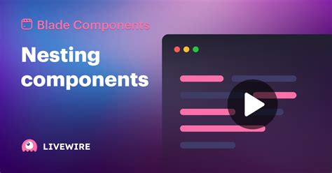 Nesting Components Screencast Laravel Livewire