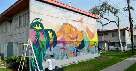 Restored Estrada Courts Mural To Be Rededicated History And Society