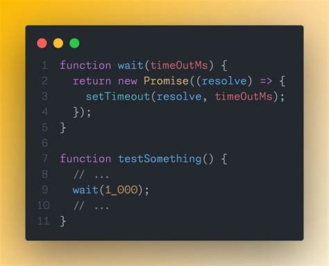 Javascript Tip 💡 You Can Use 𝚜𝚎𝚝𝚃𝚒𝚖𝚎𝙾𝚞𝚝 𝚙𝚛𝚘𝚖𝚒𝚜𝚎 To Minahil Akhtar