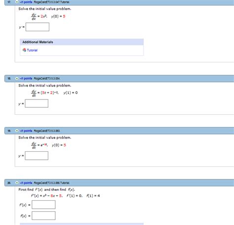 solved solve the initial value problem dx dy 2x 3 y 0