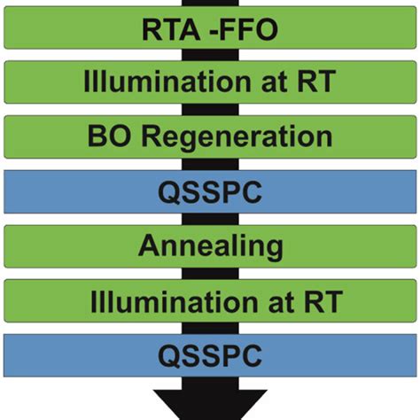 Process Scheme Of The Performed Experiment With Process Steps Green