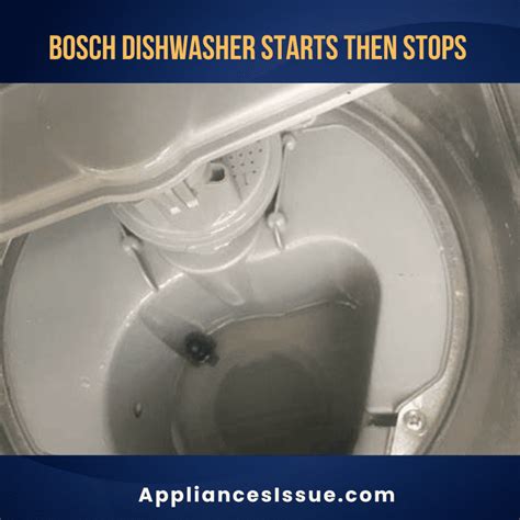 Why Bosch Dishwasher Starts Then Stops 4 Reasons 2024