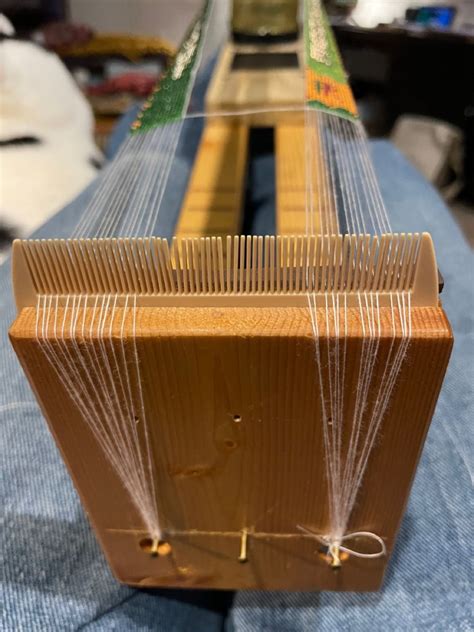 Warp Thread Spacing For Bead Work