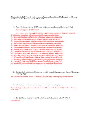PCR Practice Work L BIOL L Polymerase Chain Reaction Products Complete This Assignment
