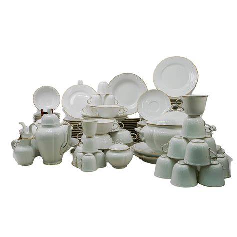 138 Pc Italian Richard Ginori Porcelain Dinnerware Set Auction
