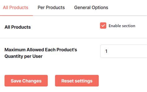 Maximum Products Per User For Woocommerce Plugin Booster For Woocommerce