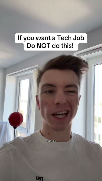 If You Want To Break Into Tech Dont Do This Techjobs Techcareer Coding Youtube