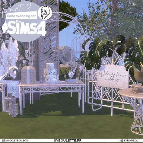 Boho Wedding Cc Sims 4 Syboulette Custom Content Sims 4 Wedding Cc