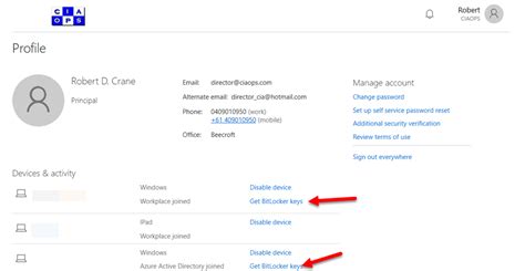 Upload Bitlocker Keys To Azure AD CIAOPS