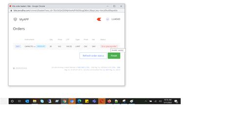 Not Able To Place Amo Orders Using Kite Api Kite Connect Developer Forum